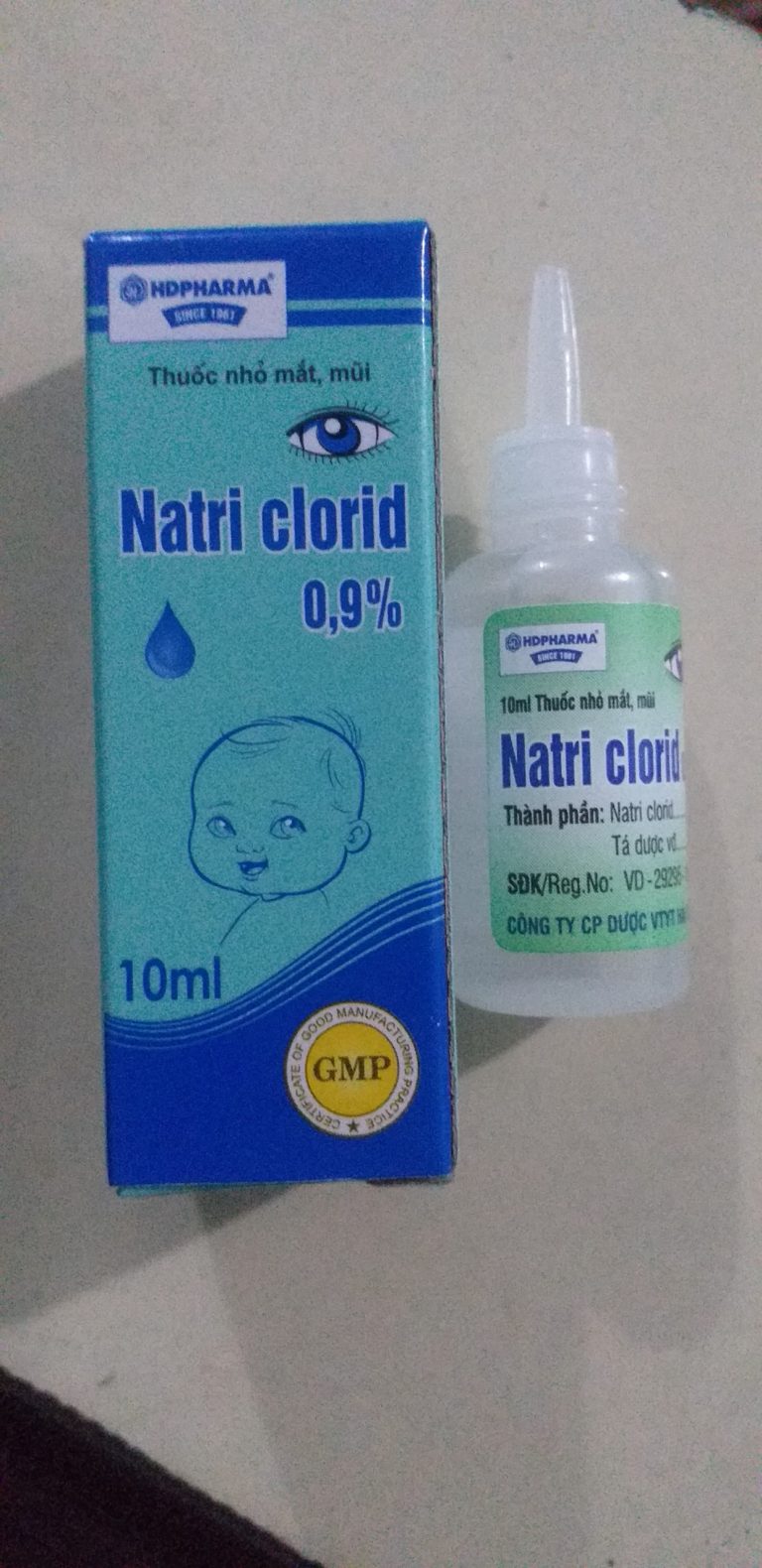 nhỏ mắt Natri clorid - Y TẾ SỈ ĐỒNG NAI